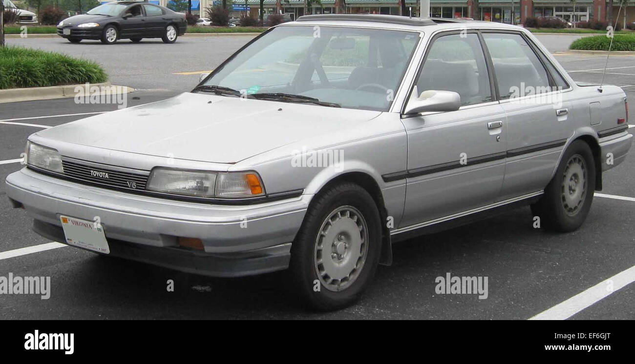 The second-generation Toyota Camry, introduced in the 1980s, is a mid ...