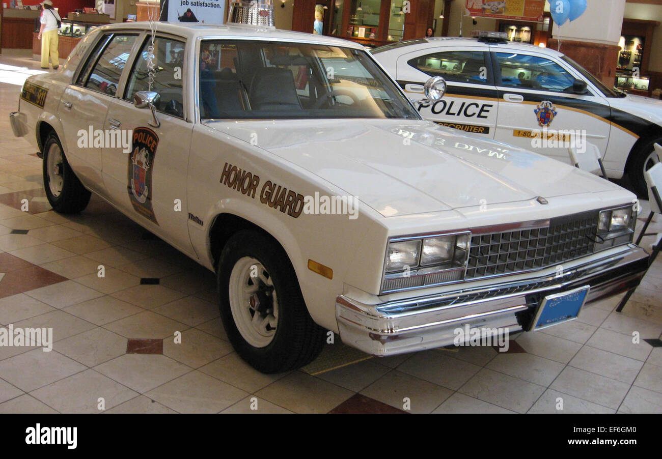 The 3rd generation Chevrolet Malibu Police is a special edition of the ...