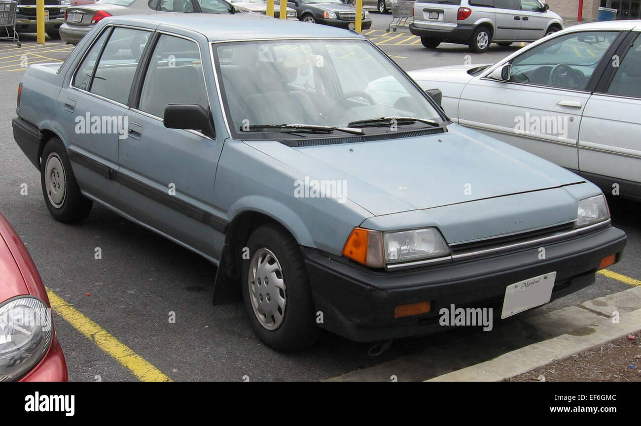 The third-generation Honda Civic Sedan, produced in the 1980s, is a ...