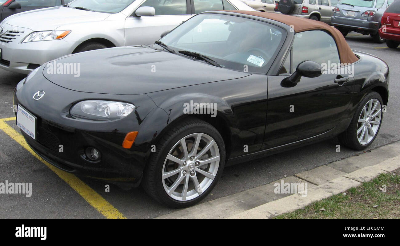 The third-generation Mazda MX-5 Miata is a lightweight sports car known ...