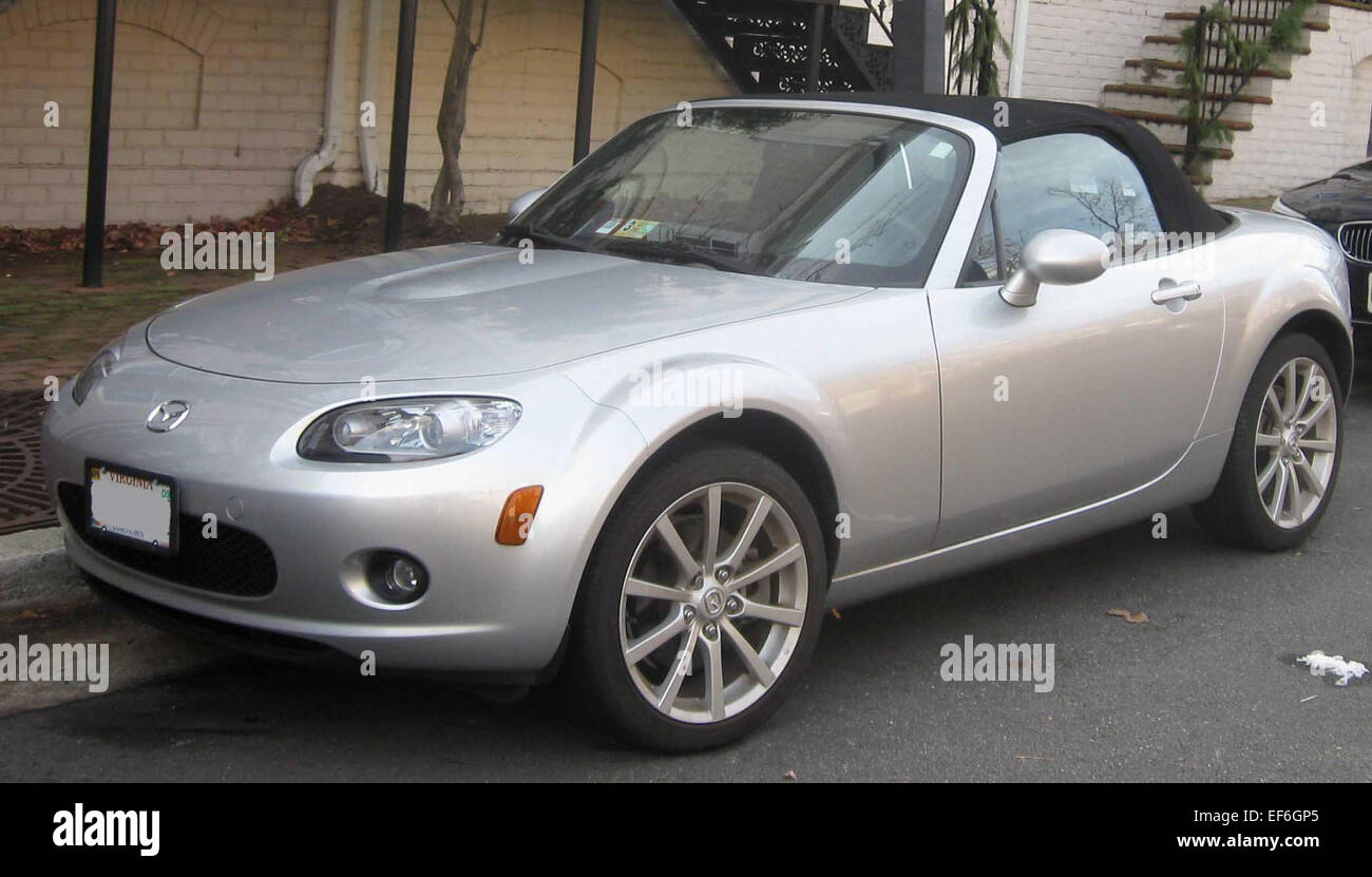 The 3rd generation Mazda MX-5, also known as the Miata, is a two-seater ...