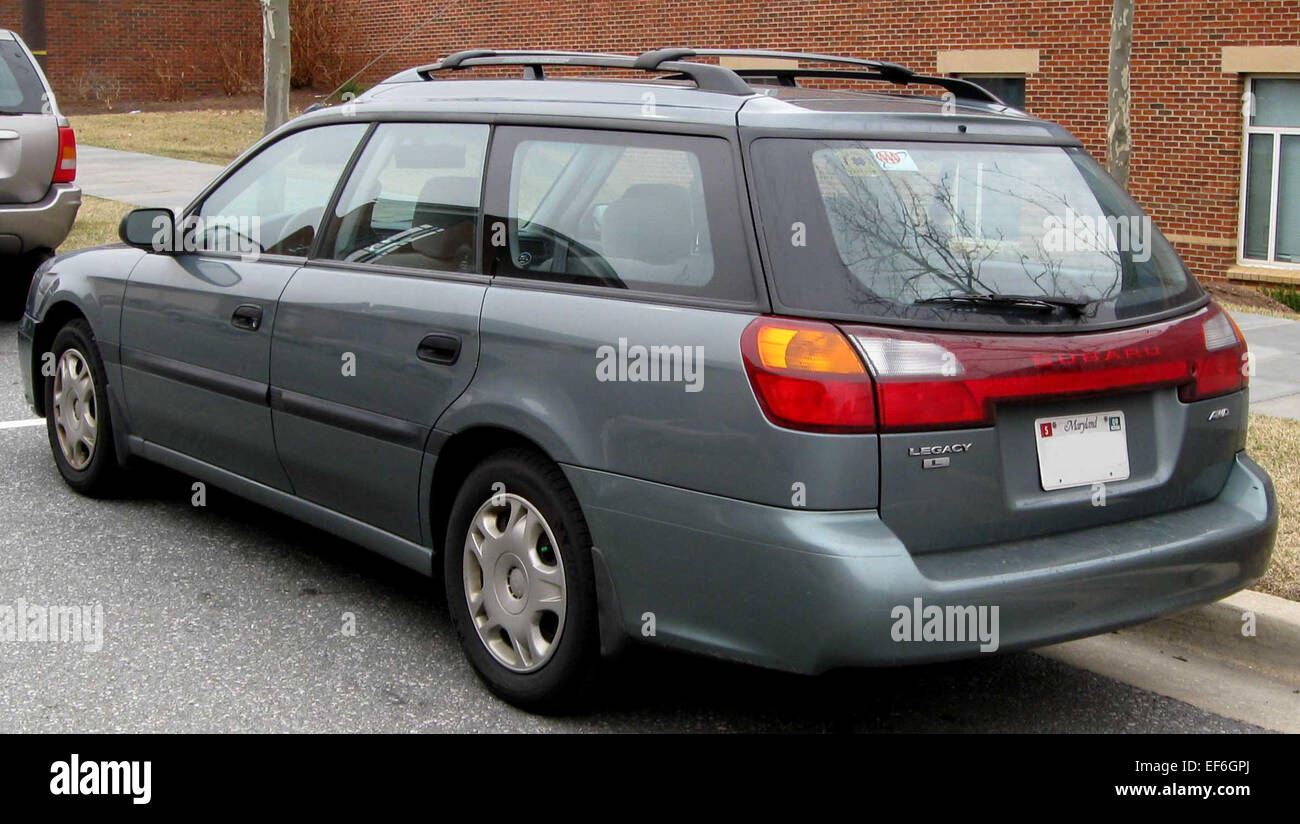 The 3rd generation Subaru Legacy L Wagon, introduced in the late 1990s ...