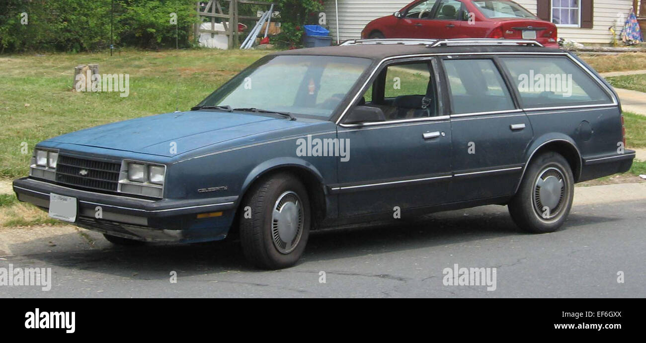 The 1984-1985 Chevrolet Celebrity wagon is a mid-size station wagon ...