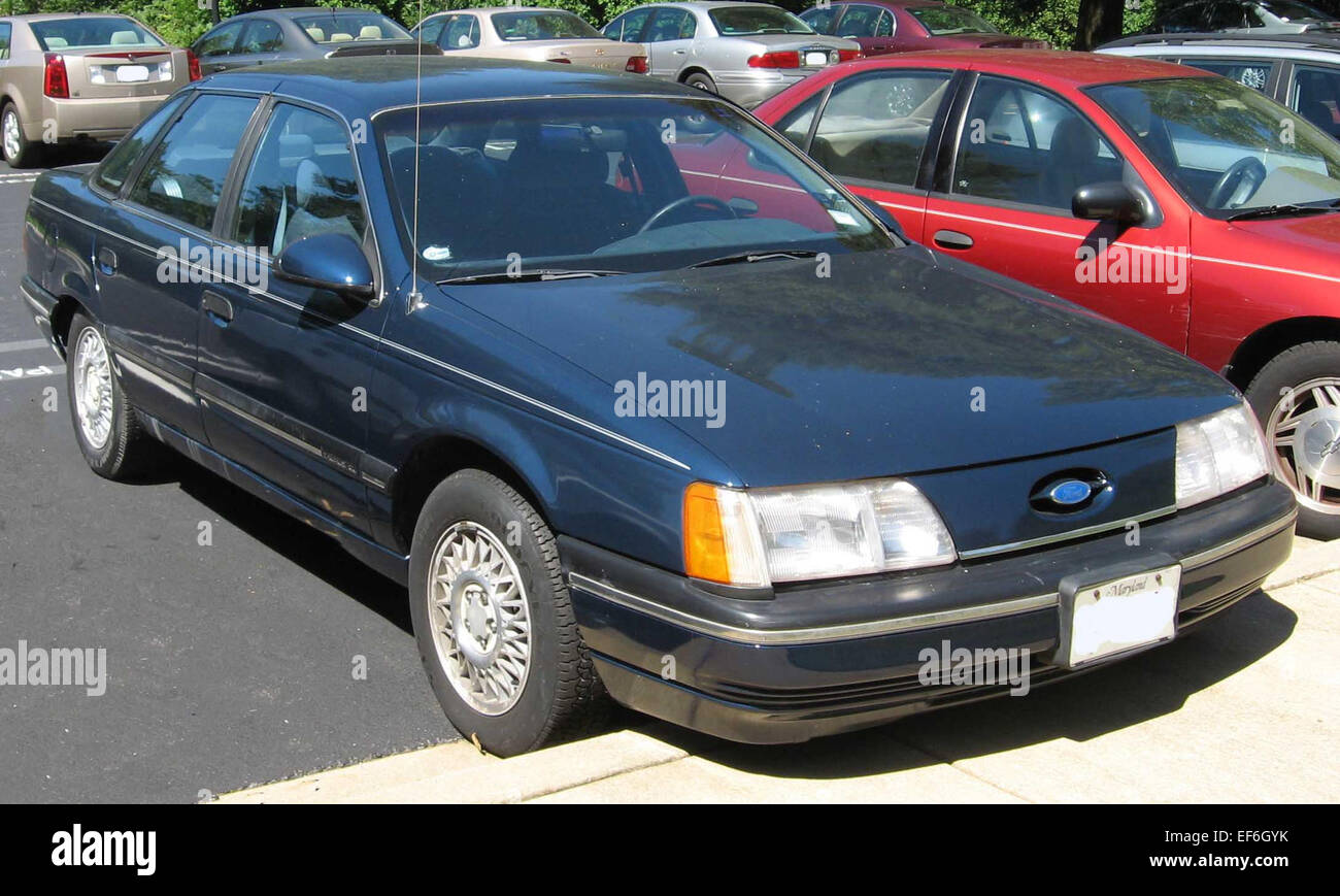 The 1986-1988 Ford Taurus GL sedan is a mid-size car known for its ...