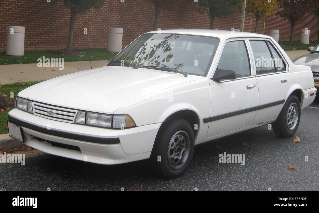 The 1988-1990 Chevrolet Cavalier sedan is a compact car known for its ...