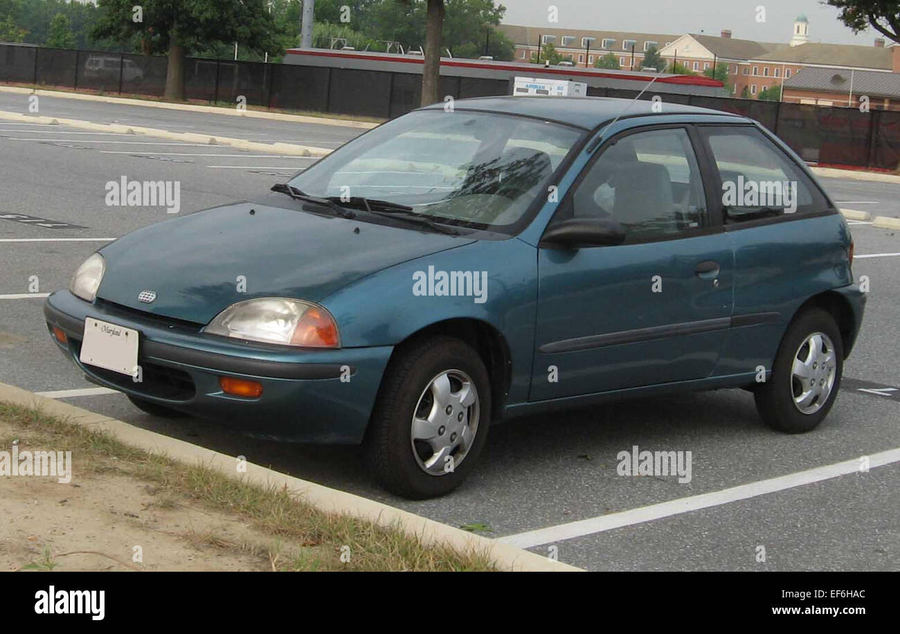 The 1995-1997 Geo Metro 3-door is a subcompact car known for its fuel ...