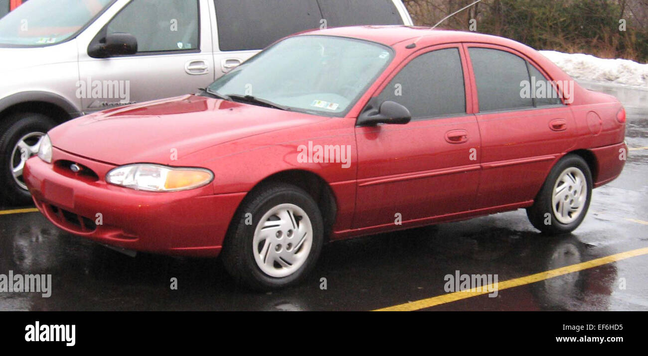 The 1997-2001 Ford Escort is a compact car available as a sedan or ...