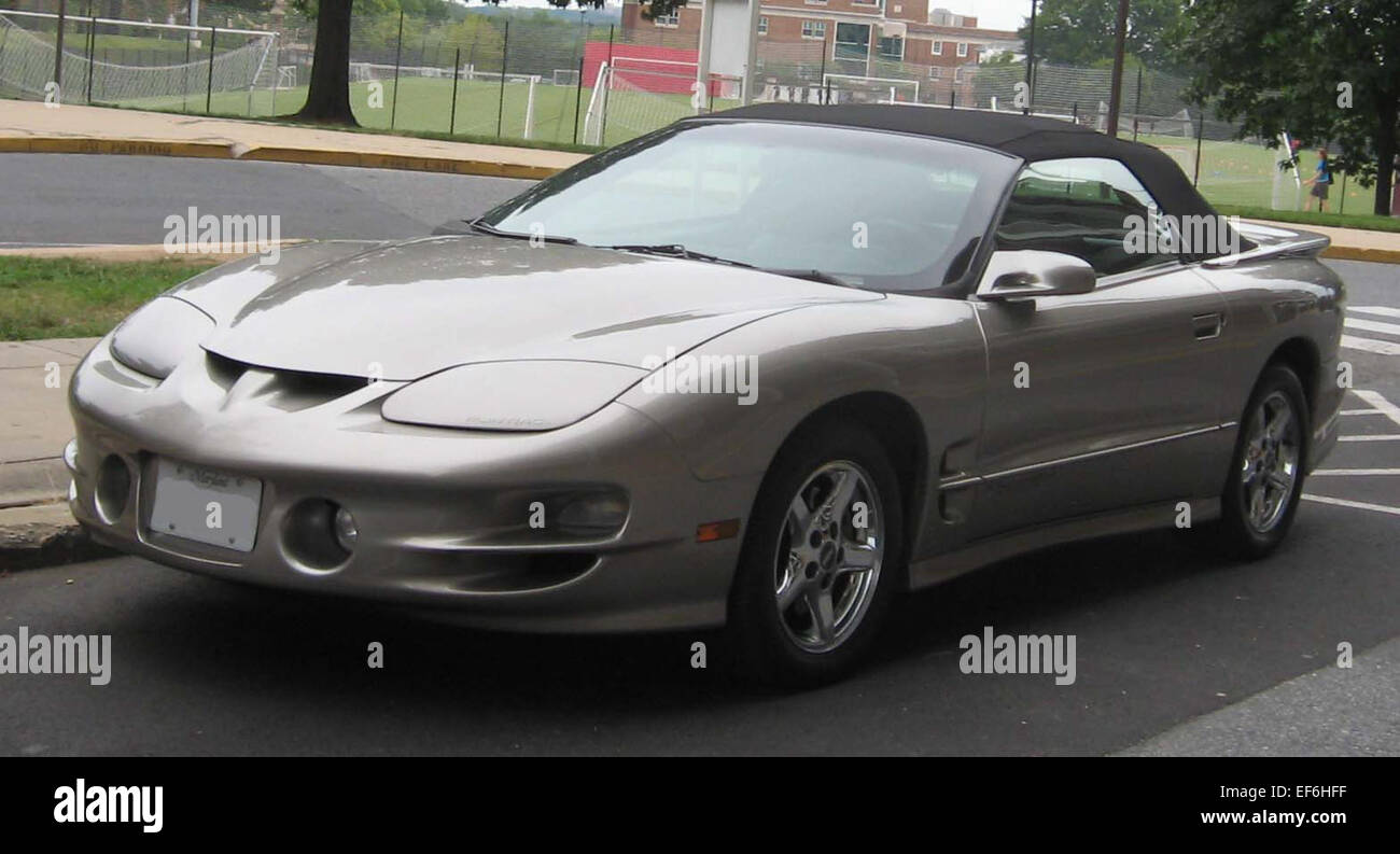 The 1998-2002 Pontiac Firebird Convertible is a classic American sports ...