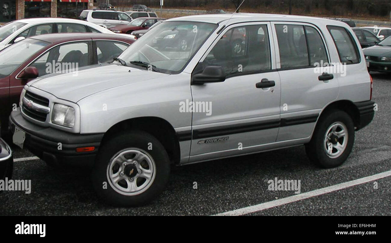 The 1999-2004 Chevrolet Tracker is a compact SUV that blends off-road ...