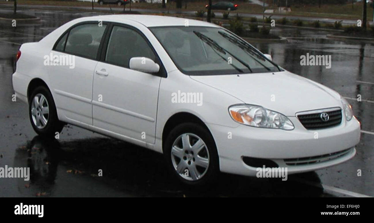 The 9th-generation Toyota Corolla, produced in the late 1990s and early ...