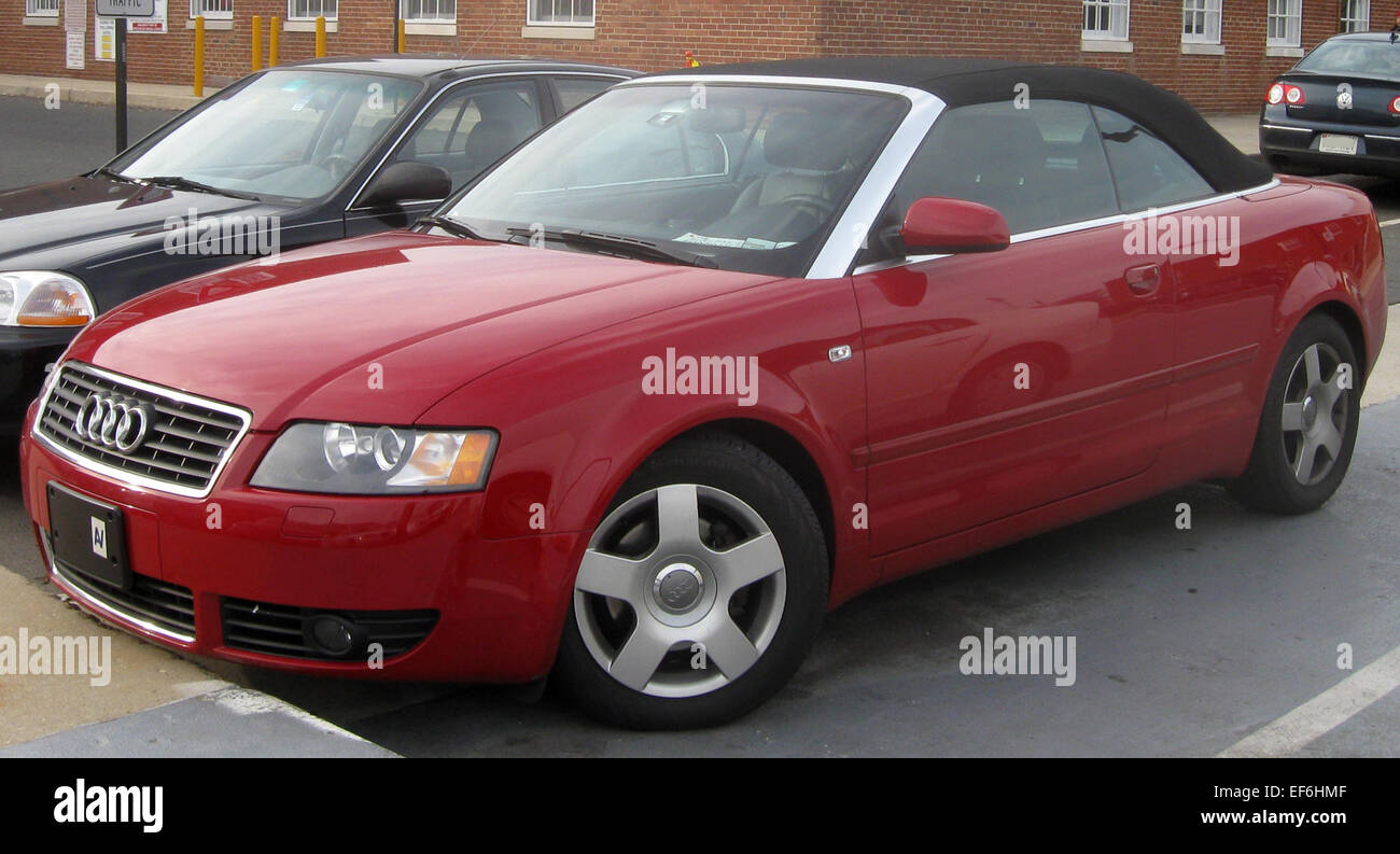 The Audi A4 1.8T convertible, produced in the early 2000s, is a compact ...
