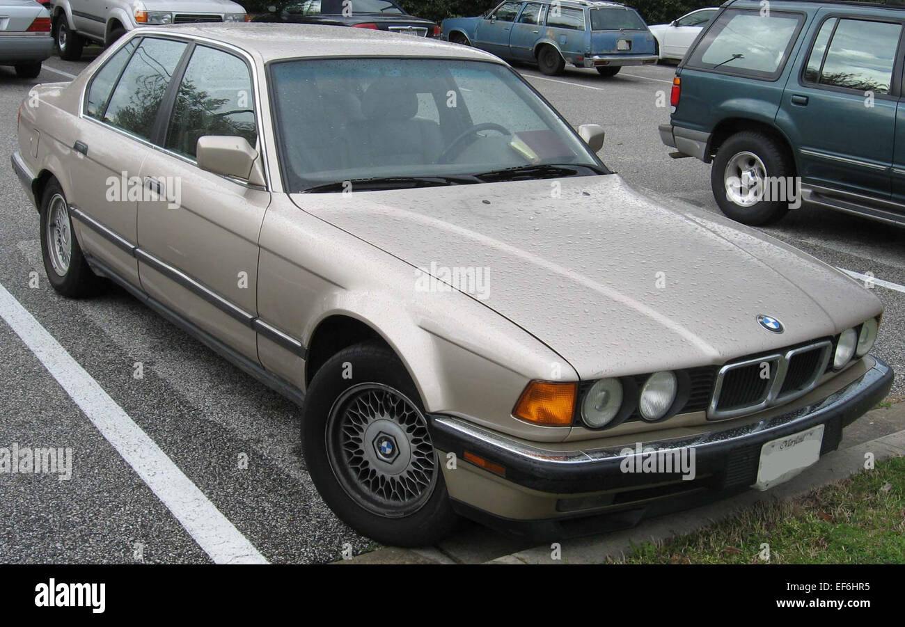 The BMW 740i E32 is a luxury sedan known for its refined performance ...
