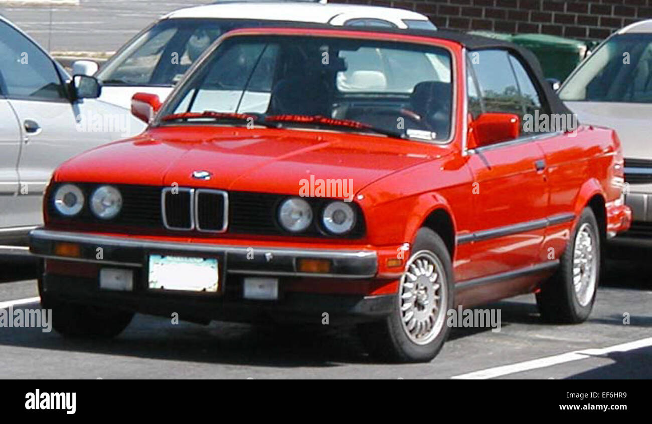 The BMW E30 convertible is a classic compact sports car with a ...