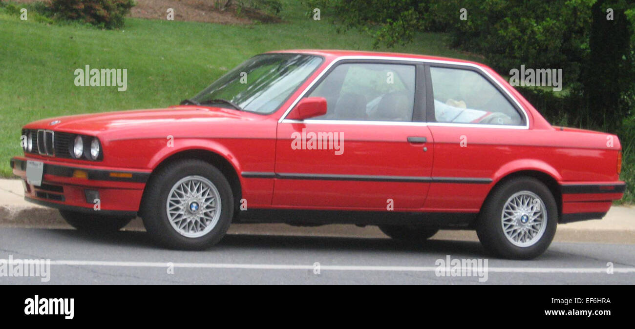 The BMW E30 coupe, produced from 1982 to 1994, is a classic compact car ...