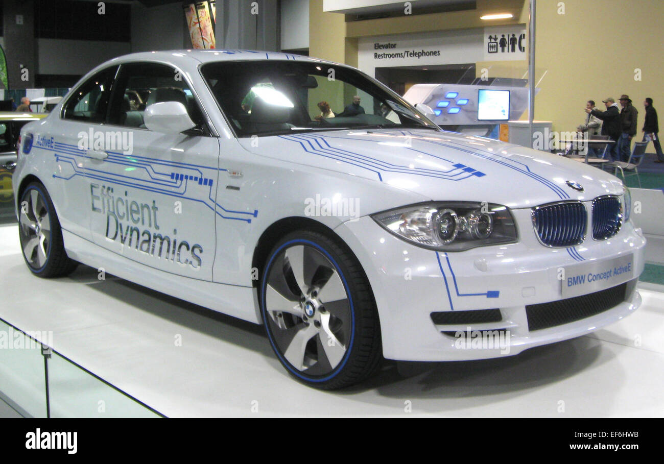 The BMW Concept ActiveE is an electric vehicle prototype developed by ...