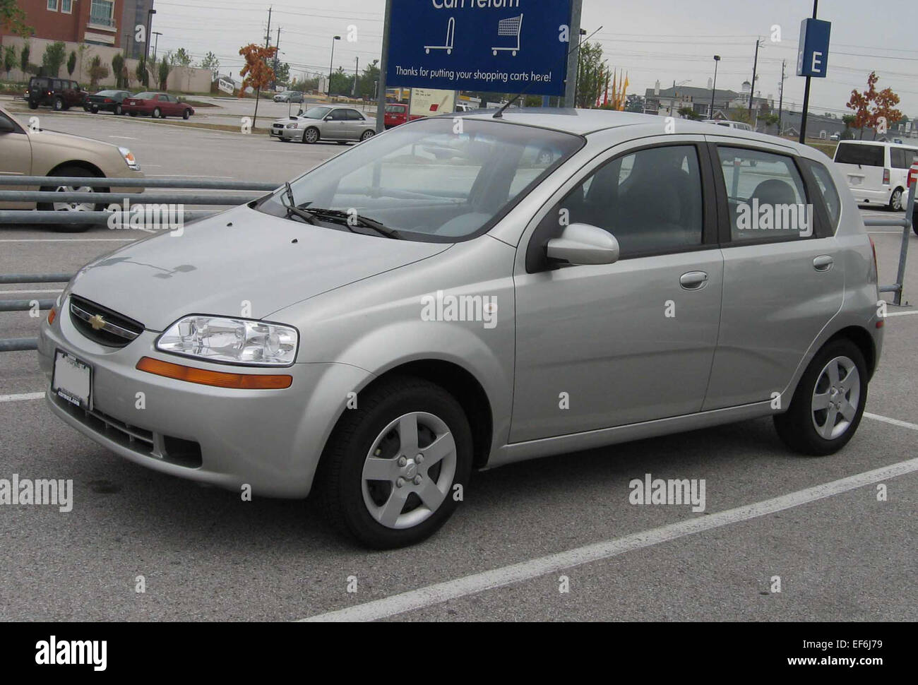 Chevrolet Aveo hatchback Stock Photo - Alamy