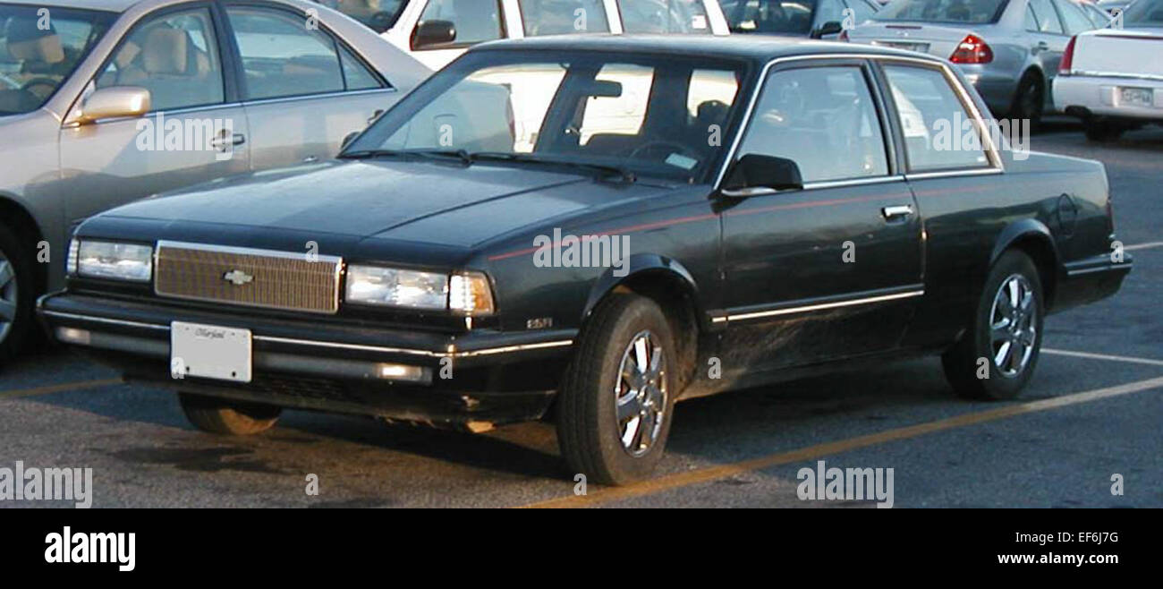The Chevrolet Celebrity coupe is a mid-size car produced in the 1980s ...
