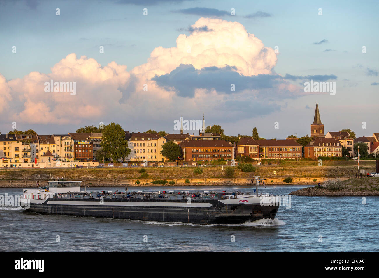 Duisburg-Ruhrort, Europe's largest inland port, river Rhine Stock Photo ...
