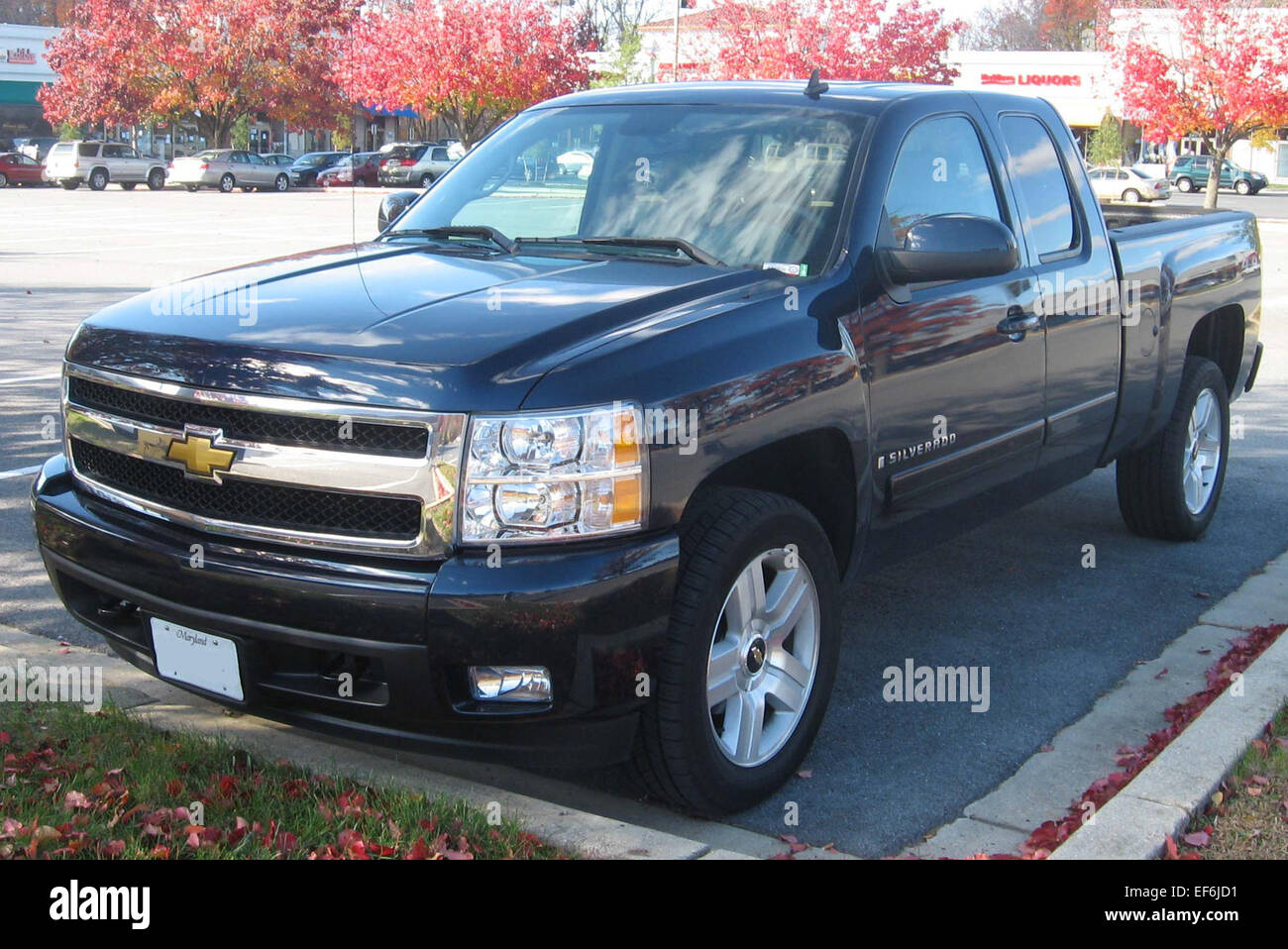 The Chevrolet Silverado LTZ extended cab is a full-size pickup truck ...