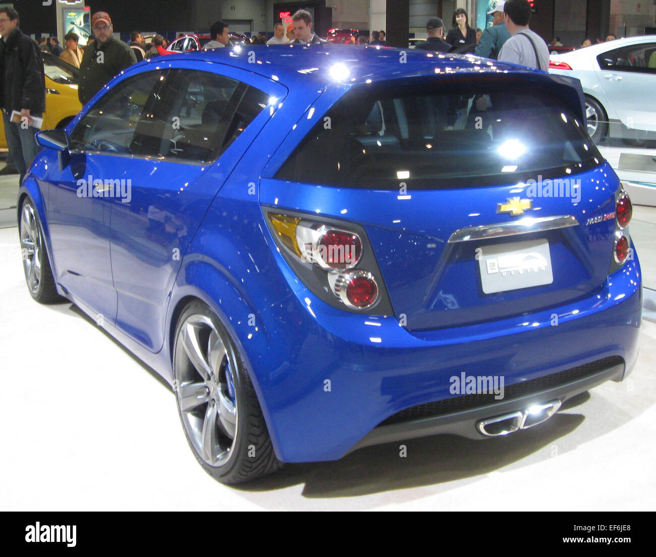 The Chevrolet Aveo RS concept is a sporty, compact car designed to ...