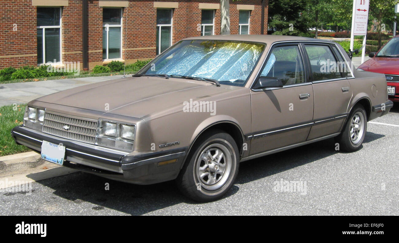 The Chevrolet Celebrity, produced in the 1980s and 1990s, is a mid-size ...