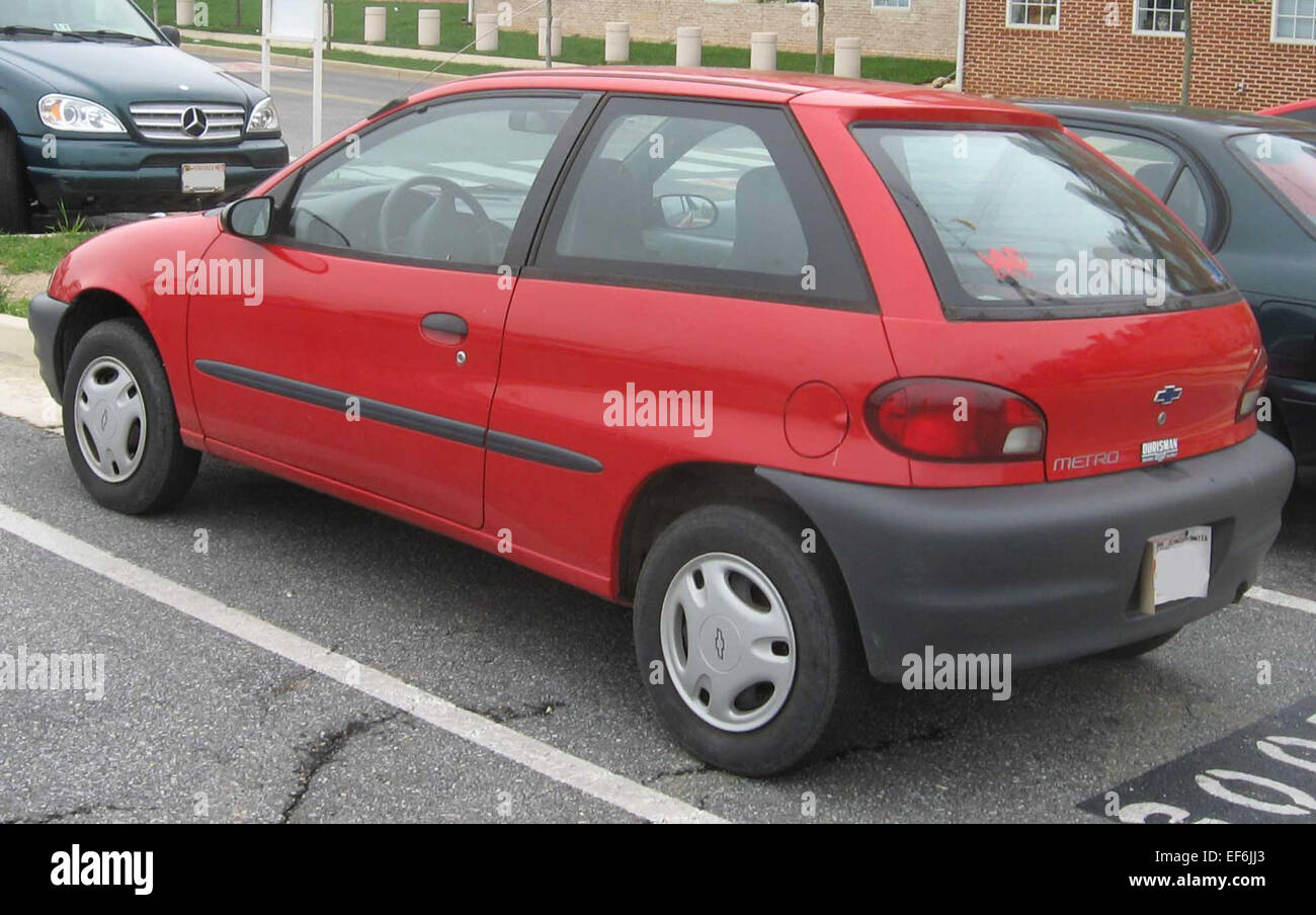 The Chevrolet Metro is a compact hatchback known for its fuel ...