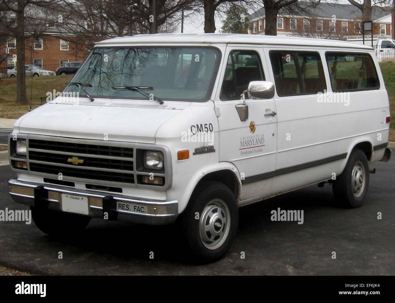 Chevrolet Sport Van Stock Photo - Alamy
