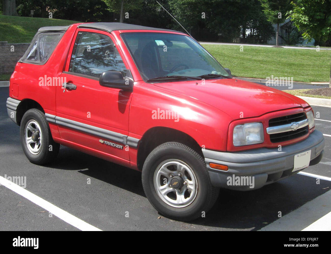 The Chevrolet Tracker Convertible is a compact SUV with a soft-top ...