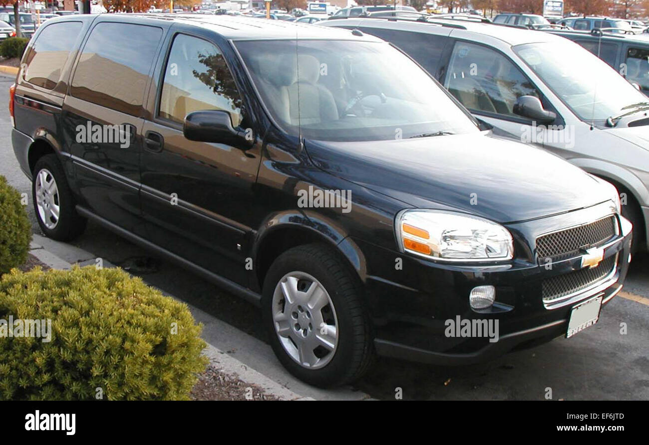 The Chevy Uplander LS is a mid-size minivan known for its practicality ...