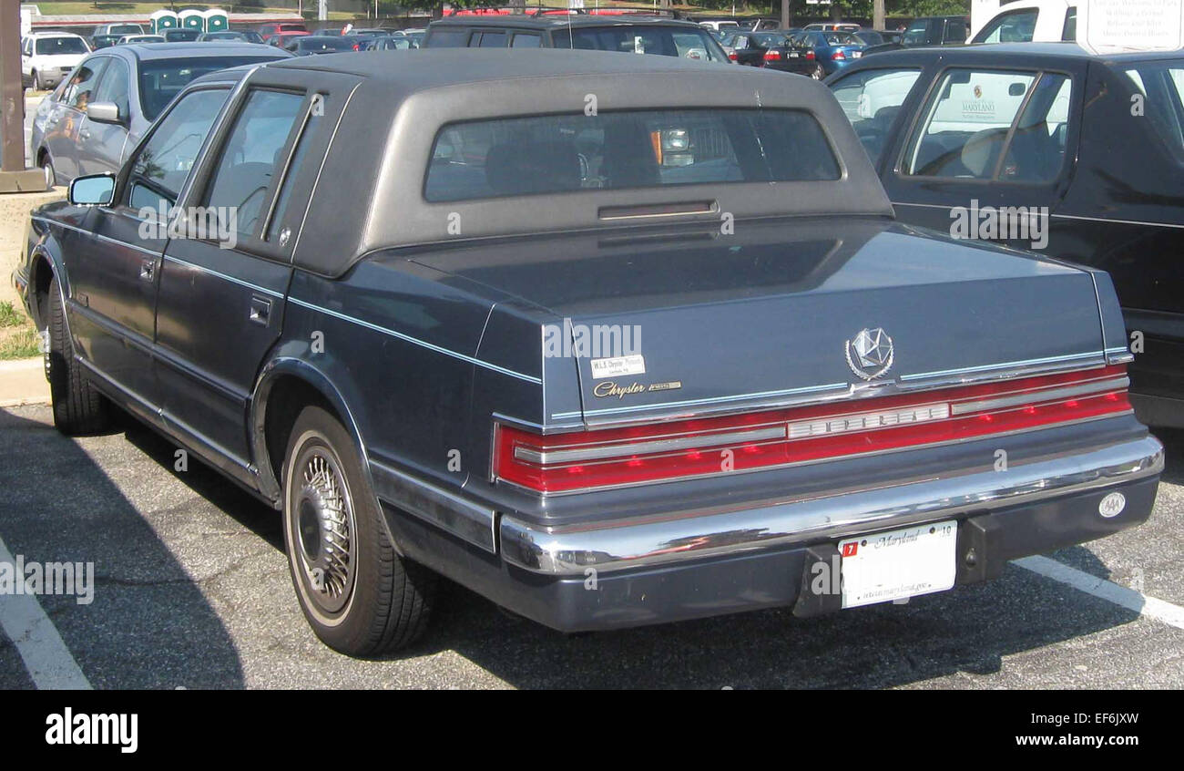 Chrysler Imperial rear Stock Photo - Alamy