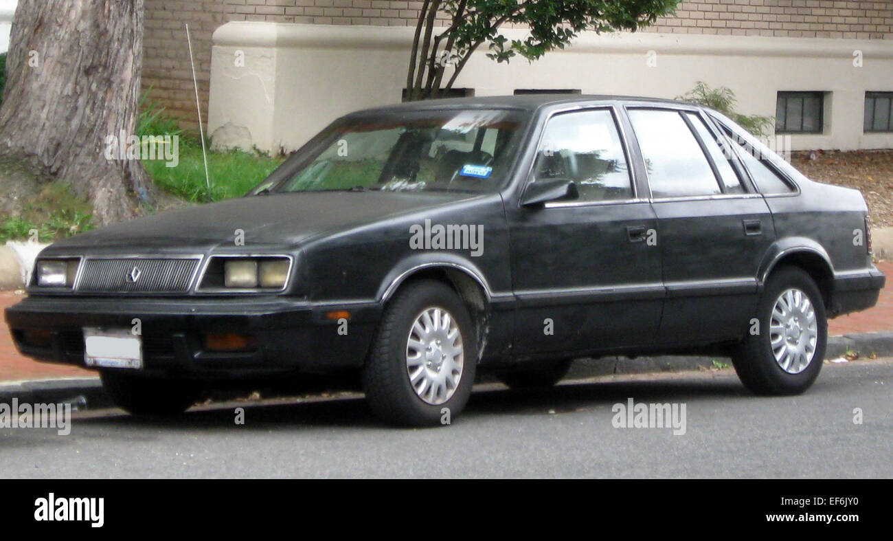 The Chrysler LeBaron sedan, produced in the late 1980s and early 1990s ...