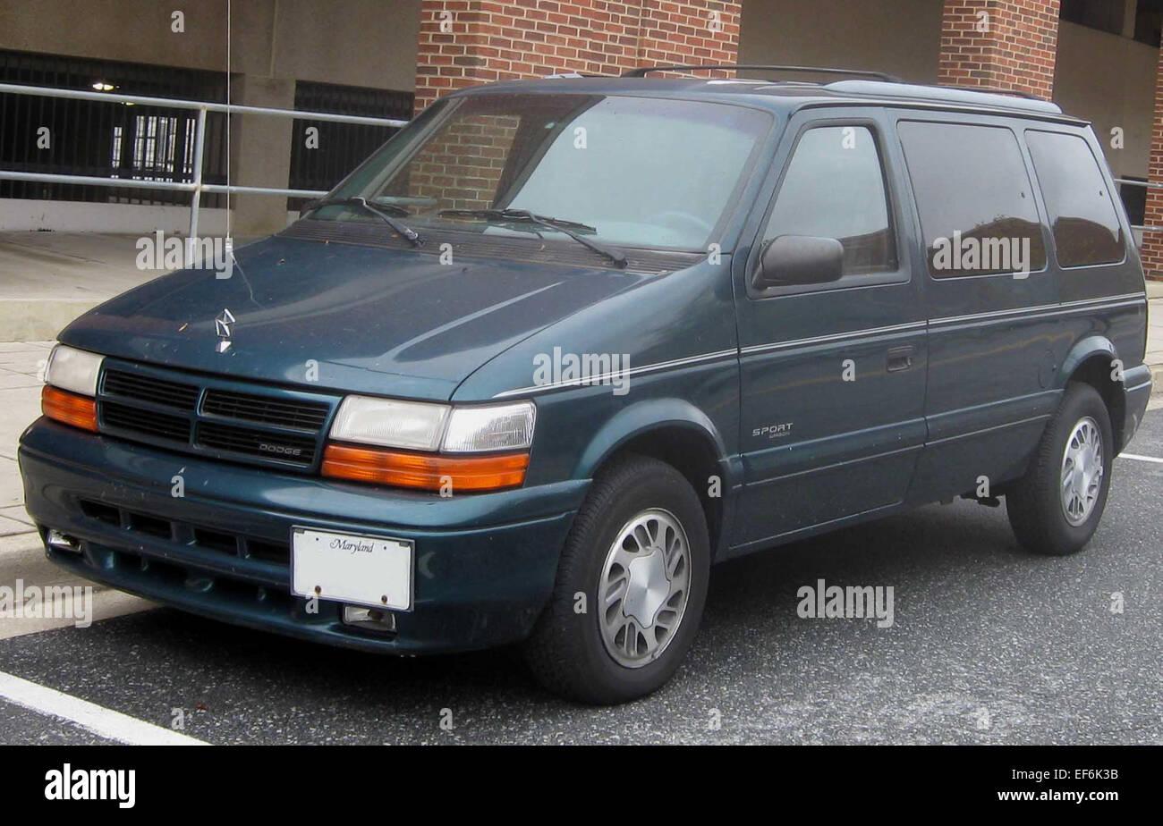 The Dodge Caravan Sport Wagon is a minivan that offers ample seating ...