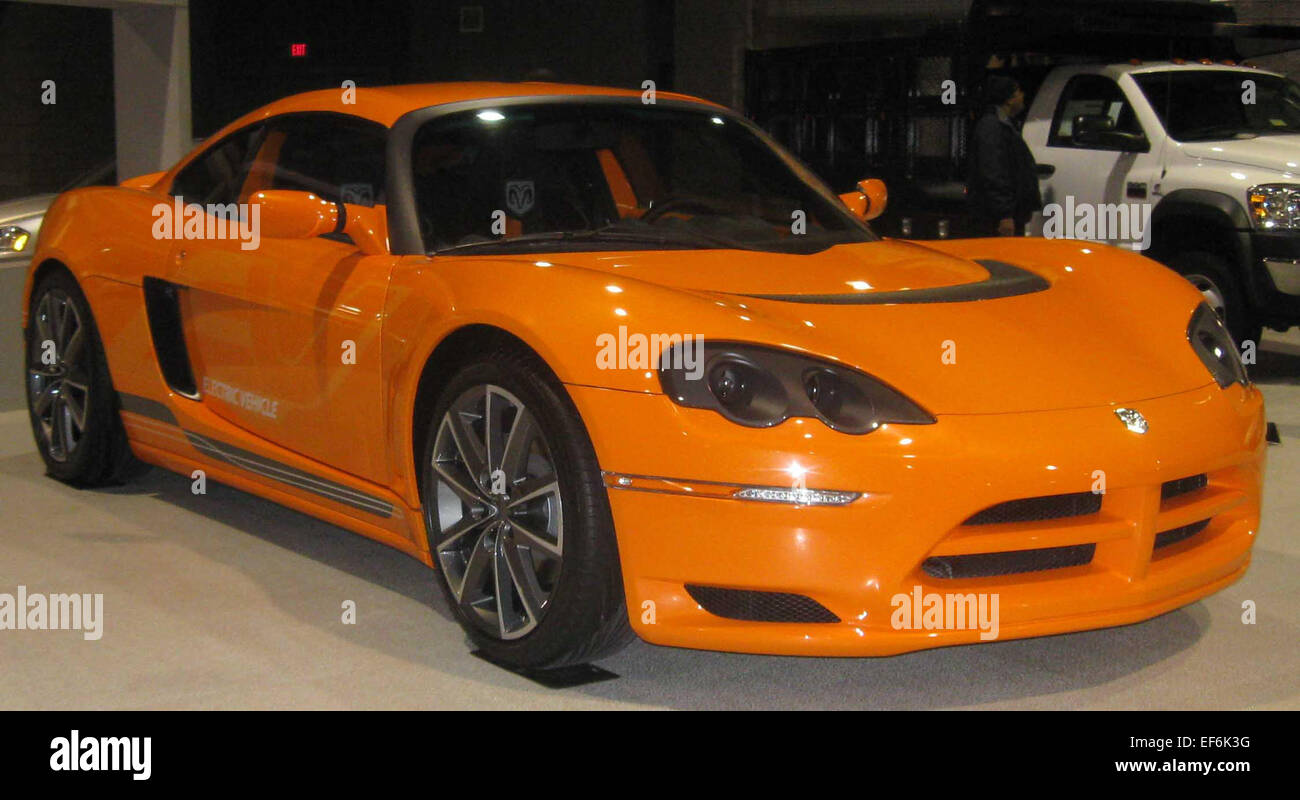 The Dodge Circuit EV is an all-electric sports car concept developed to ...