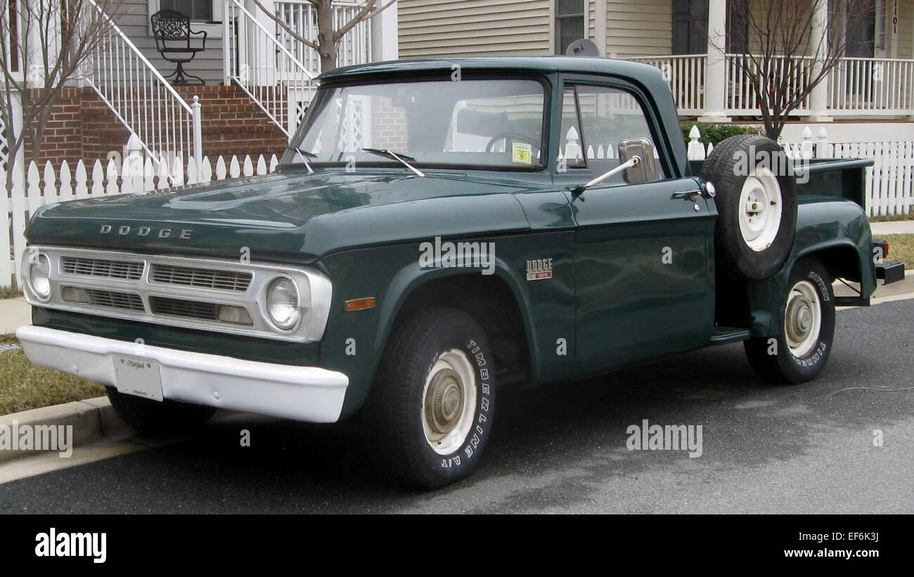 The Dodge D100 is a full-size pickup truck produced in the 1960s, known ...