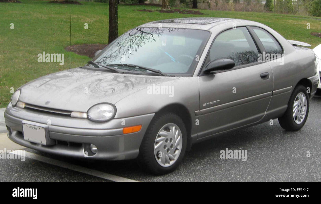 The Dodge Neon Sport coupe, produced in the early 2000s, is a compact ...