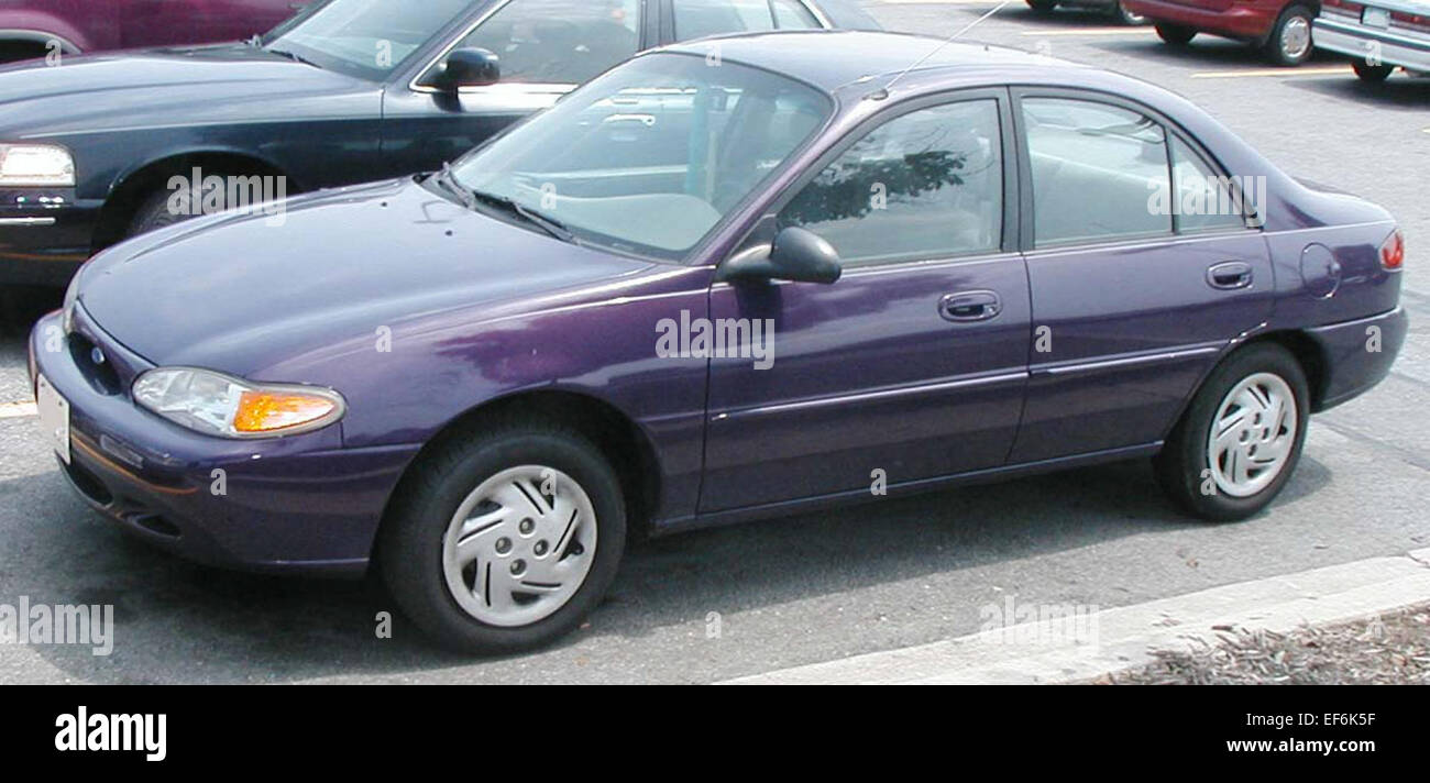 The Ford Escort sedan is a compact car that was produced in various ...