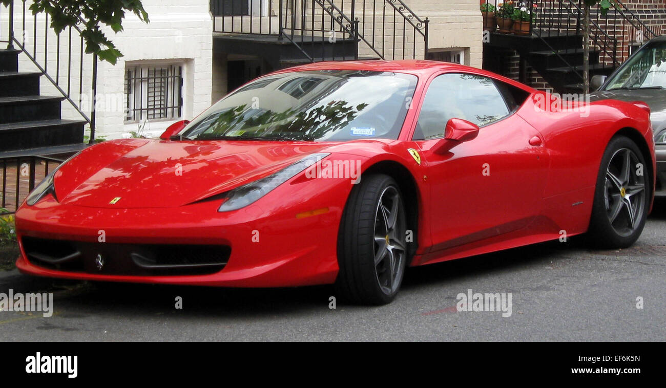 The Ferrari 458 Italia is a high-performance sports car powered by a 4 ...