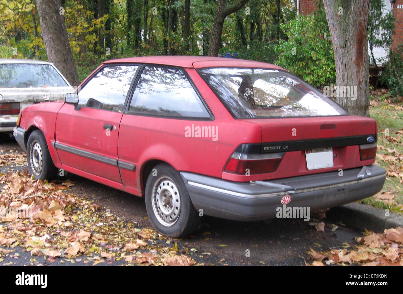 The Ford Escort LX hatchback, produced in the late 2000s, is a compact ...