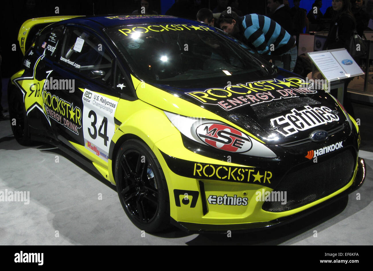 The 2011 Ford Fiesta rally car is a high-performance vehicle designed ...