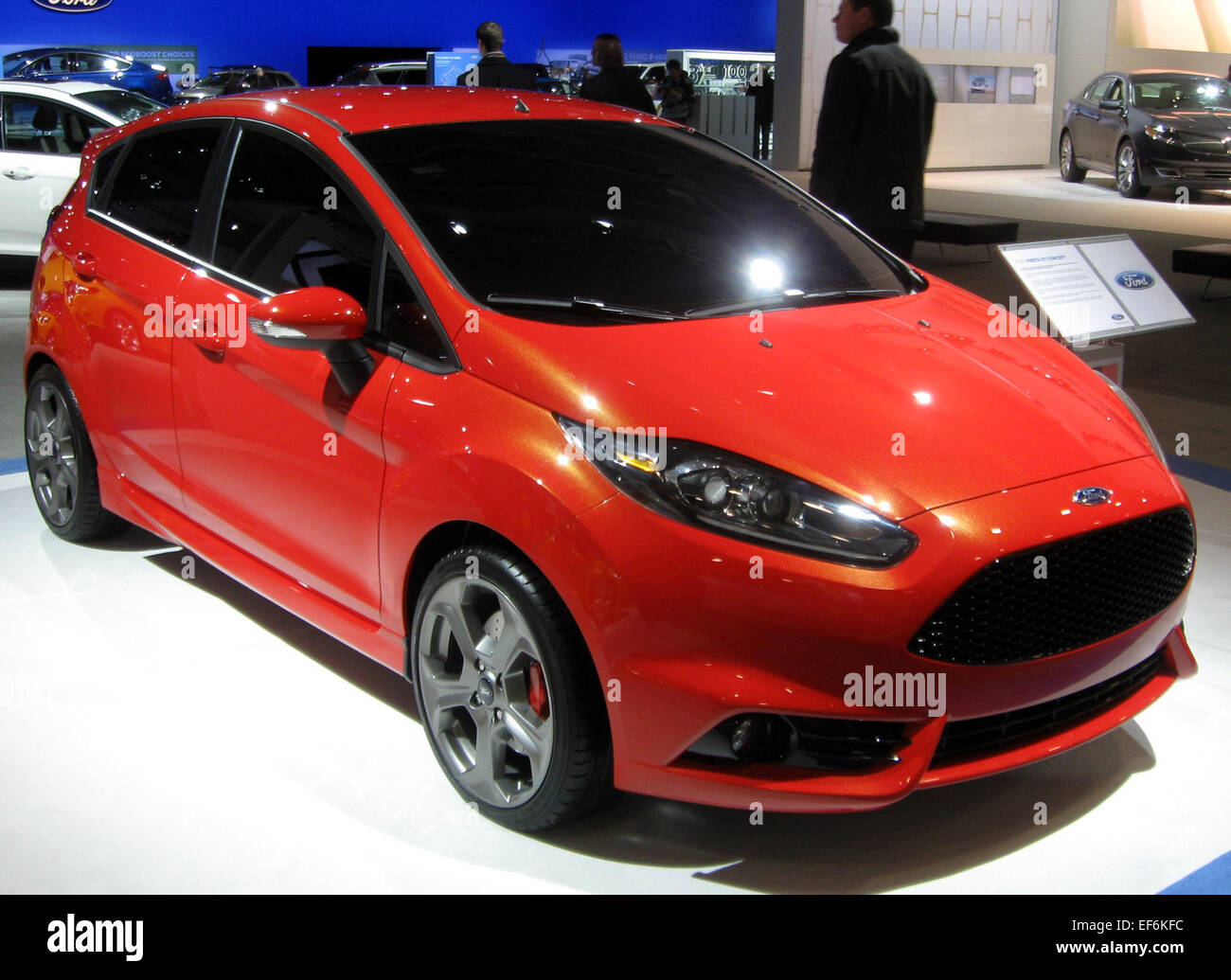 The 2012 Ford Fiesta ST Concept is a performance-oriented compact car ...