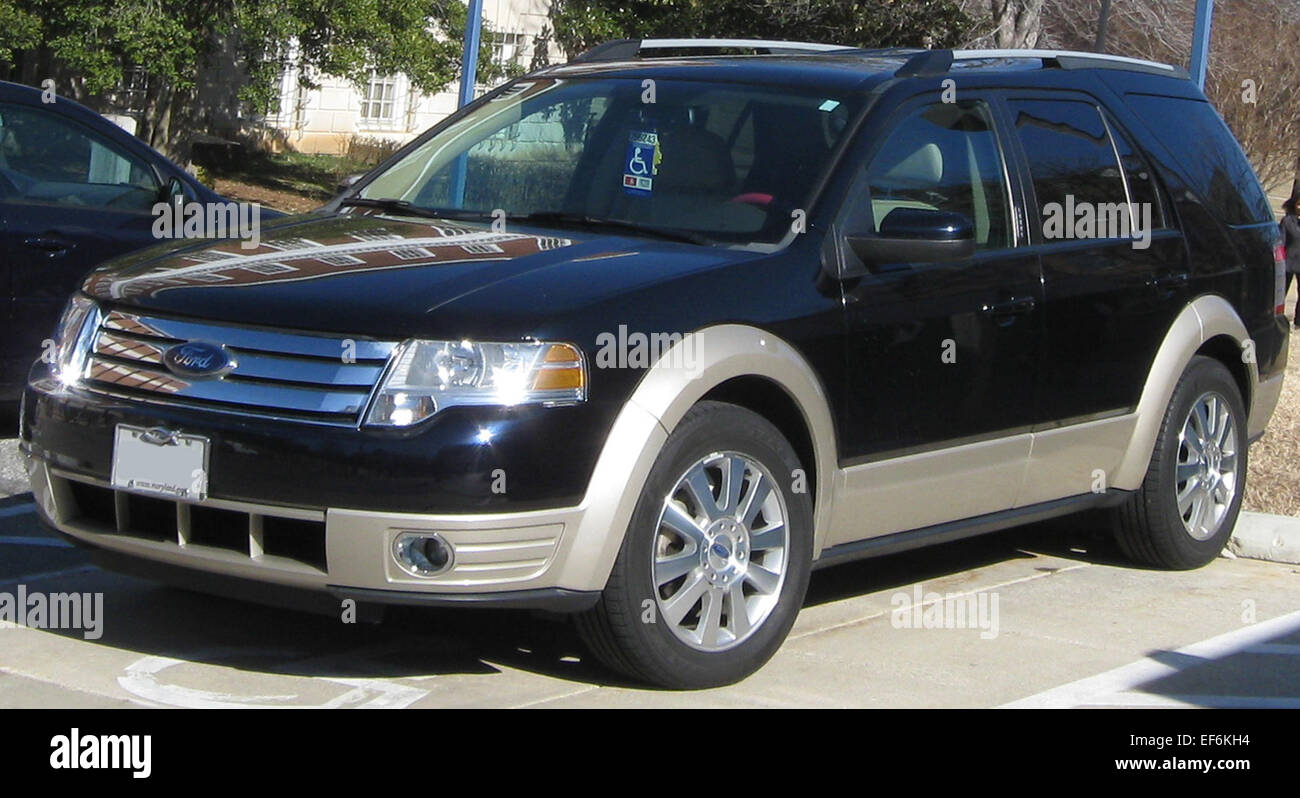 The 2011 Ford Taurus X Eddie Bauer is a mid-size crossover SUV offering ...