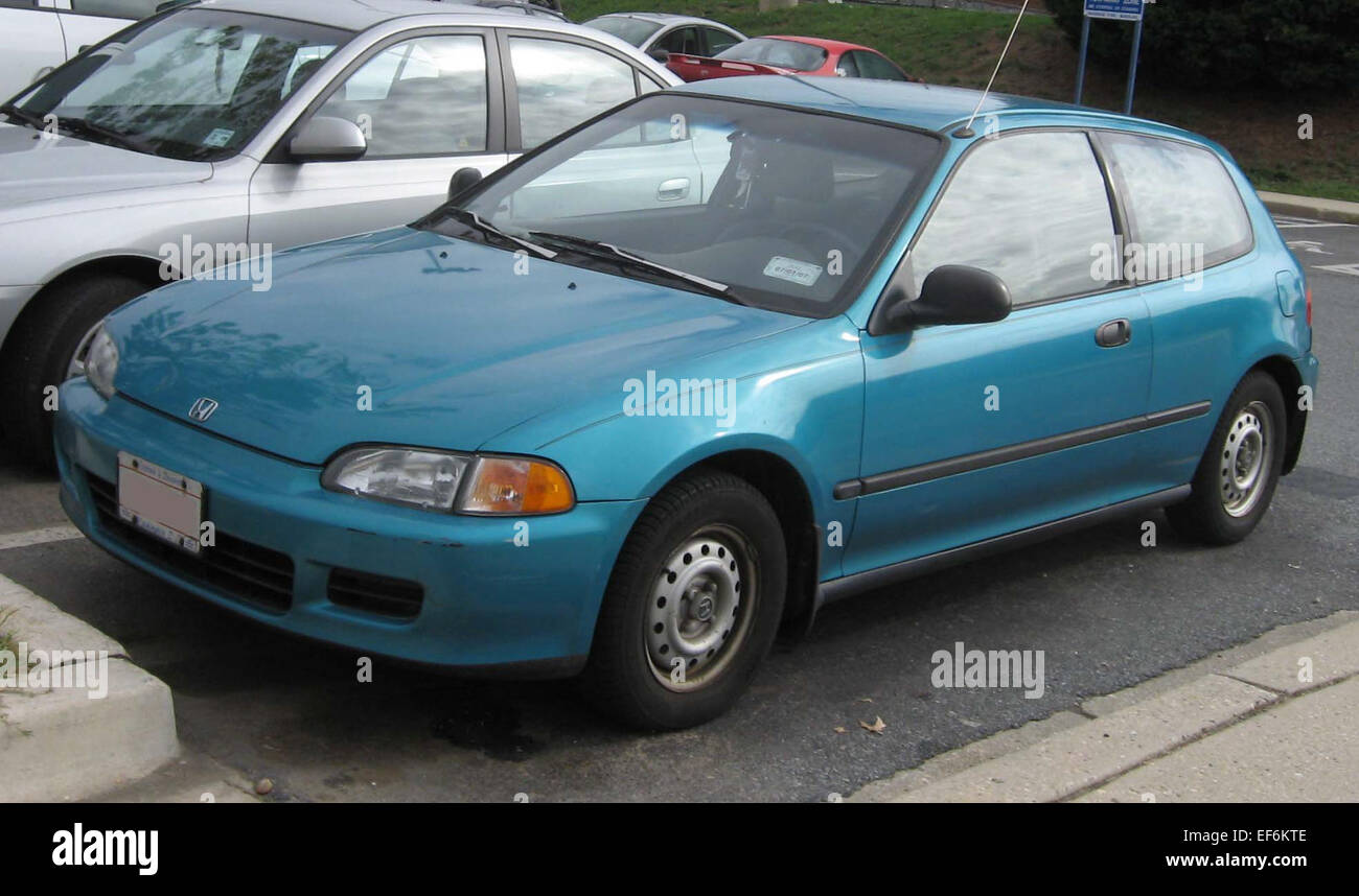 Honda Civic DX hatch Stock Photo - Alamy