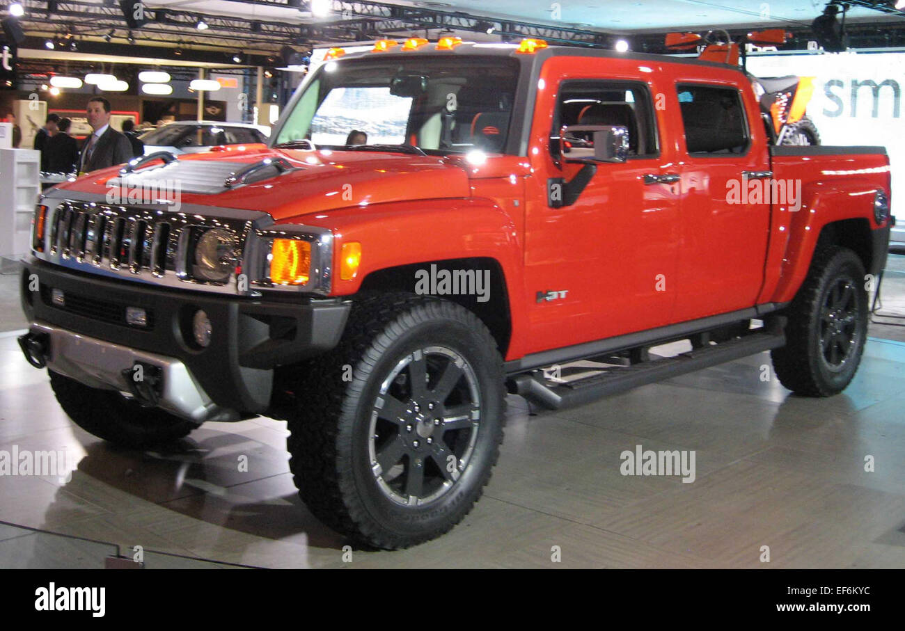 The Hummer H3T is a mid-size pickup truck produced by Hummer. Known for ...