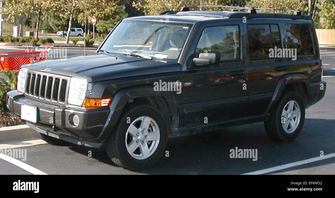 The 2006-2010 Jeep Commander is a mid-size SUV with a distinctive boxy ...