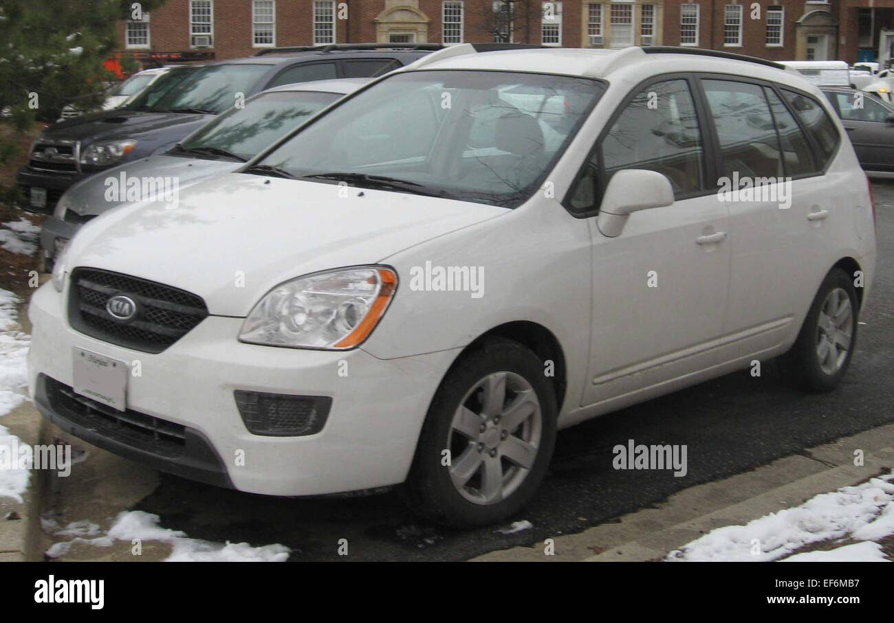 The Kia Rondo LX is a compact crossover SUV offering a practical design ...