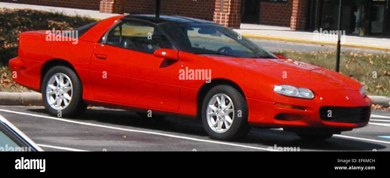 The last generation Chevrolet Camaro (2002) is a performance-oriented ...