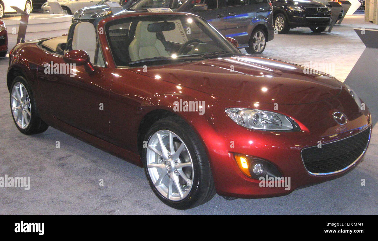 The Mazda MX-5, also known as the Miata, is a two-seater sports car ...