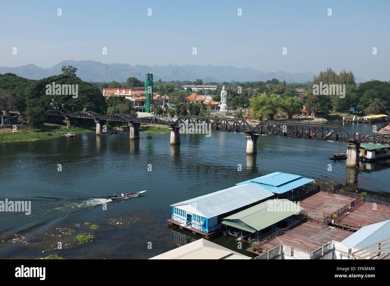 Bridge over the River Kwai in Kanchanaburi Stock Photo - Alamy