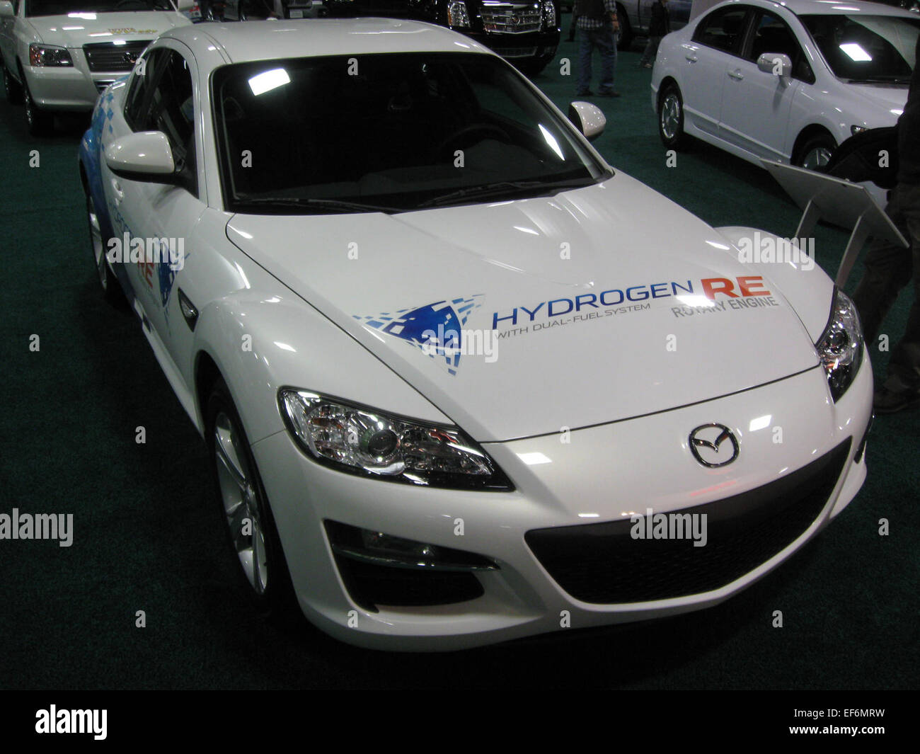 The 2011 Mazda RX-8 Hydrogen is a sports car powered by hydrogen fuel ...