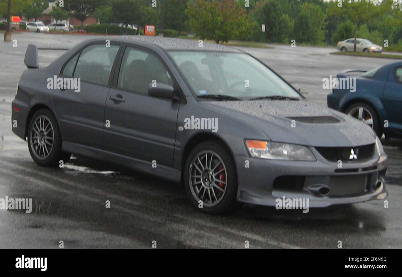 Mitsubishi Lancer EVO Stock Photo - Alamy